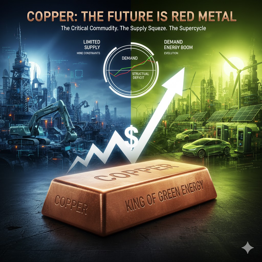 🔨 Đồng (Copper): Kim Loại Của Tương Lai Xanh và Siêu Chu Kỳ Thiếu Hụt